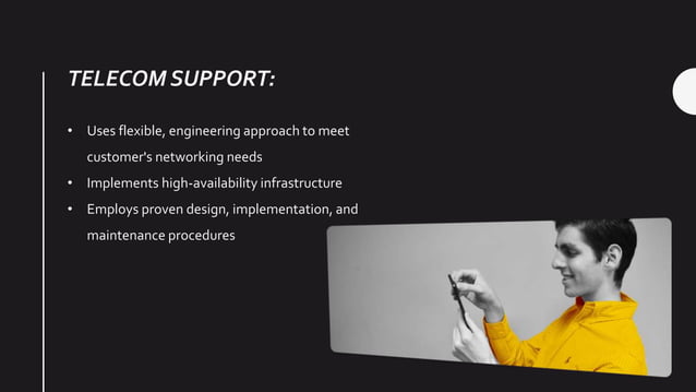 Telecom support ppt | PPTX