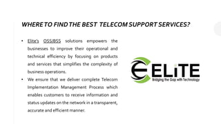 Telecom support ppt | PPTX