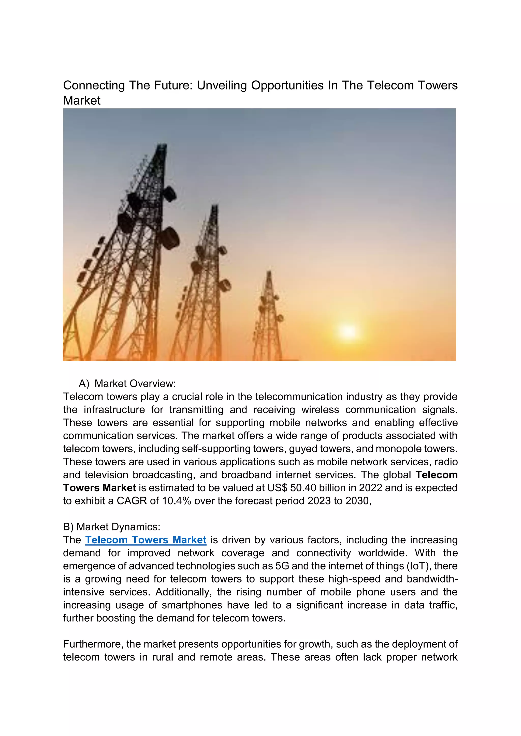 Telecom Towers Market .pdf