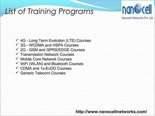 Telecom Training | PPT
