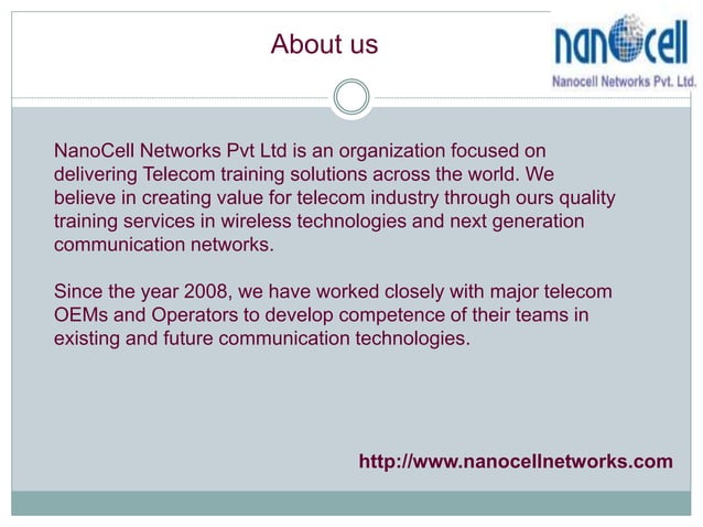 Telecom Training | PPT