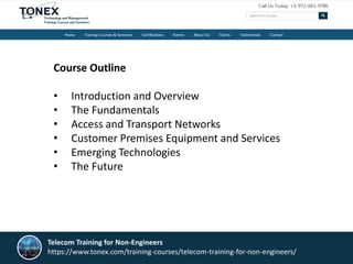 Telecom training for non engineers | PPTX
