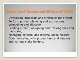 Telecom vertical OEM | PPT