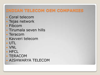 Telecom vertical OEM | PPT
