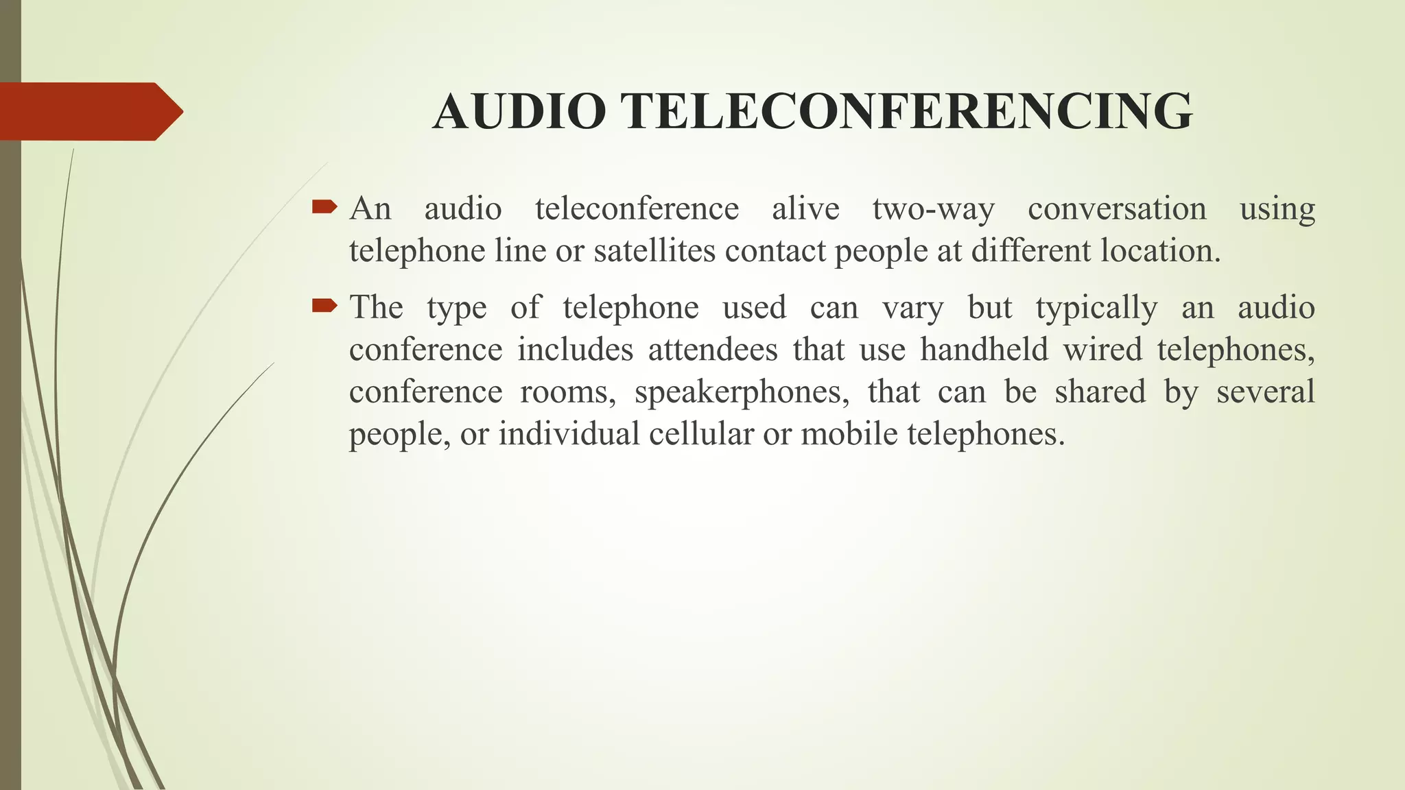 Teleconferencing | PPTX