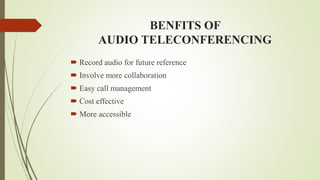 Teleconferencing | PPTX