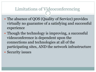 Tele conferencing and video conferencing | PPTX