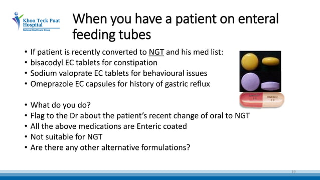 Medication Administration Through Enternal Feeding Tubes | PDF ...