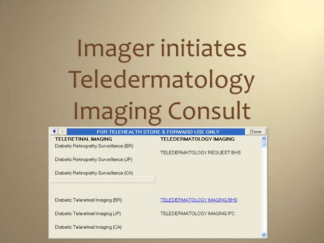 Teledermatology consult pathway rev 2012 0411 | PPT