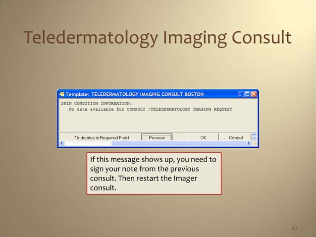 Teledermatology consult pathway rev 2012 0411 | PPT