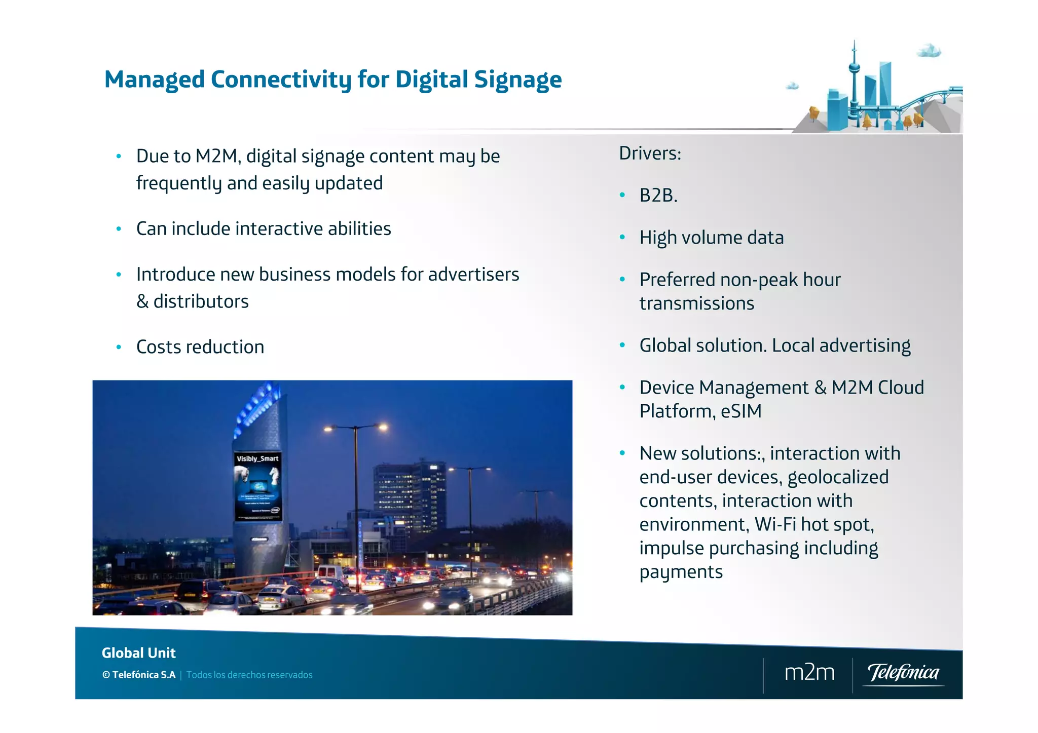 Managed Connectivity for Digital Signage, Utilities & mHealth | PPT