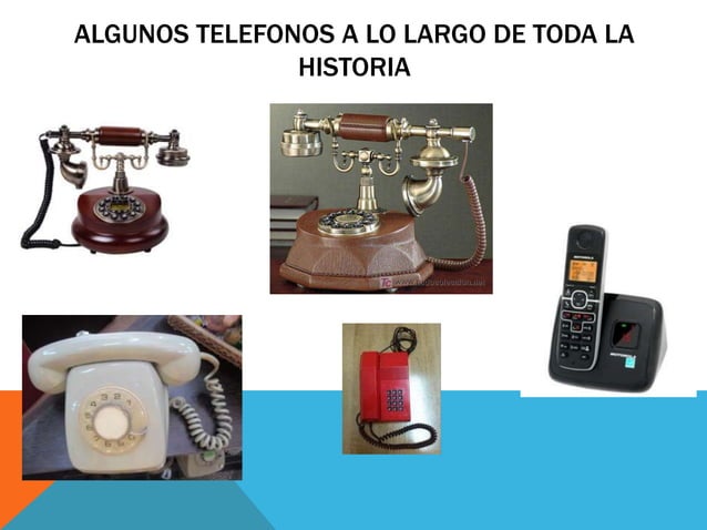 Historia y funcionamiento del telefono. | PPTX | Smartphones | Consumer ...