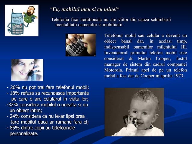 Telefonul evolutie | PPT