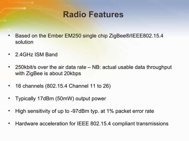 ETRX2-PA ZigBee™ Mesh Networking Module | PPT | Computer Networking | Computing