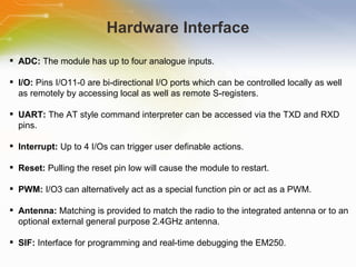 ETRX2-PA ZigBee™ Mesh Networking Module | PPT | Computer Networking | Computing