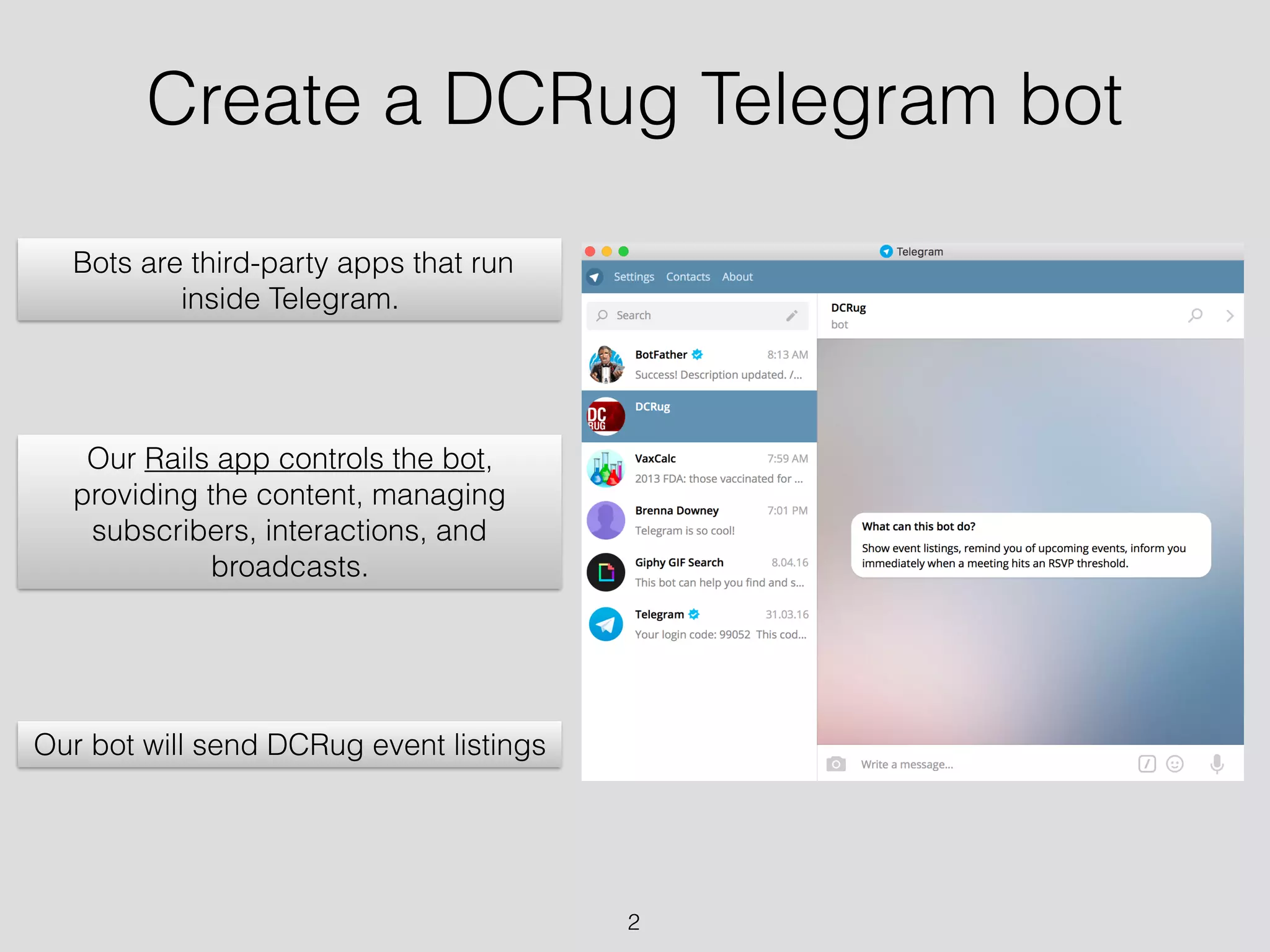 Integrating Telegram Bots with Ruby on Rails | PDF | Internet | Computing Integrating Telegram Bots with Ruby on Rails | PDF | Internet | Computing