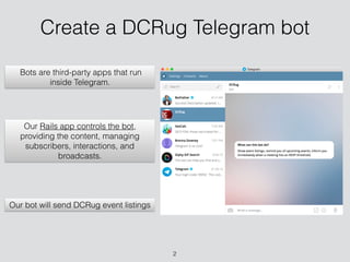 Integrating Telegram Bots with Ruby on Rails | PDF | Internet | Computing