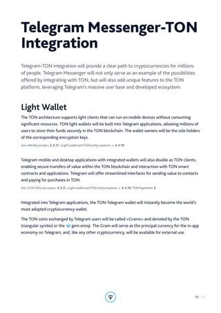 Telegram open network ton will be a third generation | PDF