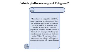 How useful is the telegram service in India? | PPT
