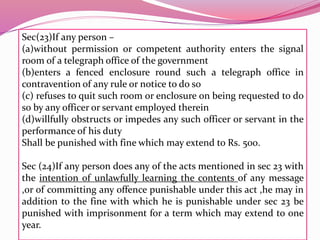 Telegraph act | PPTX