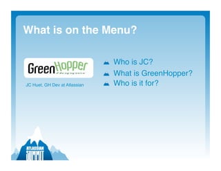 Charlie Talk - GreenHopper | PPT