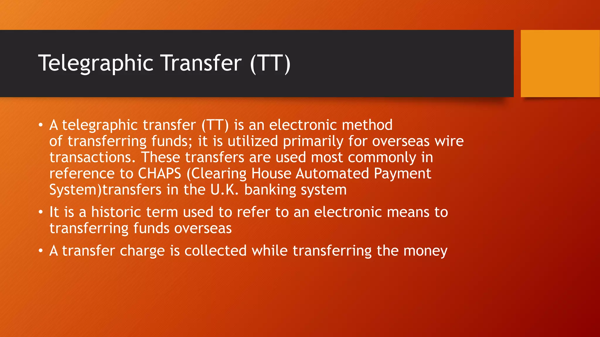 Telegraphic transferred and MICR | PPT
