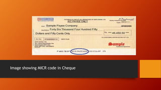 Telegraphic transferred and MICR | PPT