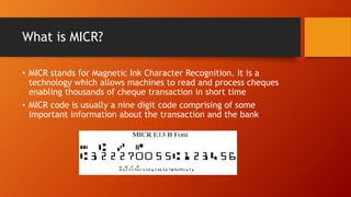 Telegraphic transferred and MICR | PPT