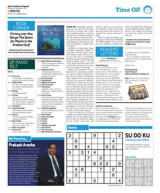 Qatar Foundation Telegraph nov21 | PDF
