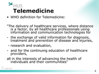 Telehealth and HTA | PPT | Healthcare Industry | Industries
