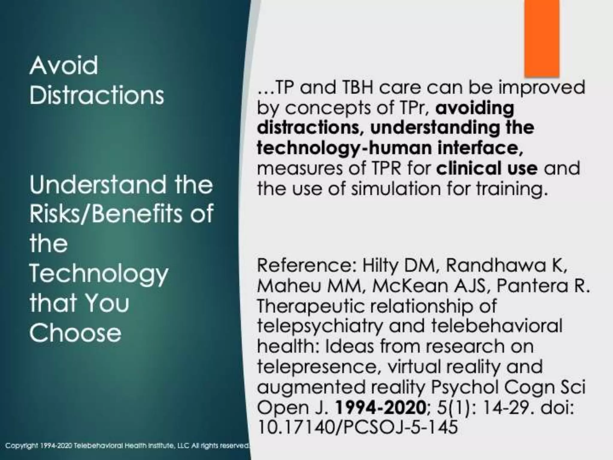 Telehealth Clinical Best Practices Workshop I | PPTX