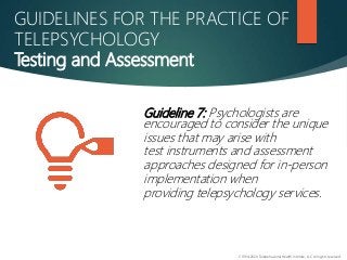 Telehealth clinical best practices workshop II | PPTX