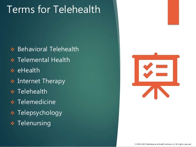 Telehealth clinical best practices workshop II | PPT