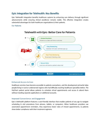 Telehealth with Epic Integration - Key Advantages and Features.pptx