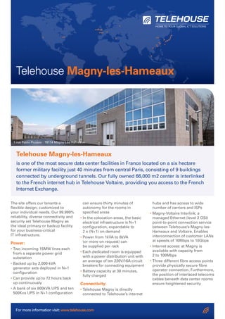 Telehouse Magny Les Hameaux | PDF