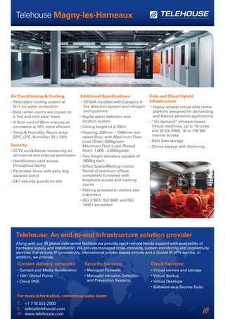 Telehouse Magny Les Hameaux | PDF