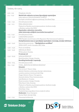 Telekom Srbija PRilika 2013, 15,16.11.2013. | PDF