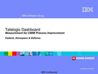 Telelogic Dashboard Cmmi Presentation | PPT