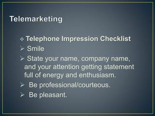Telemarketing | PPT