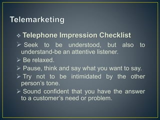 Telemarketing | PPT