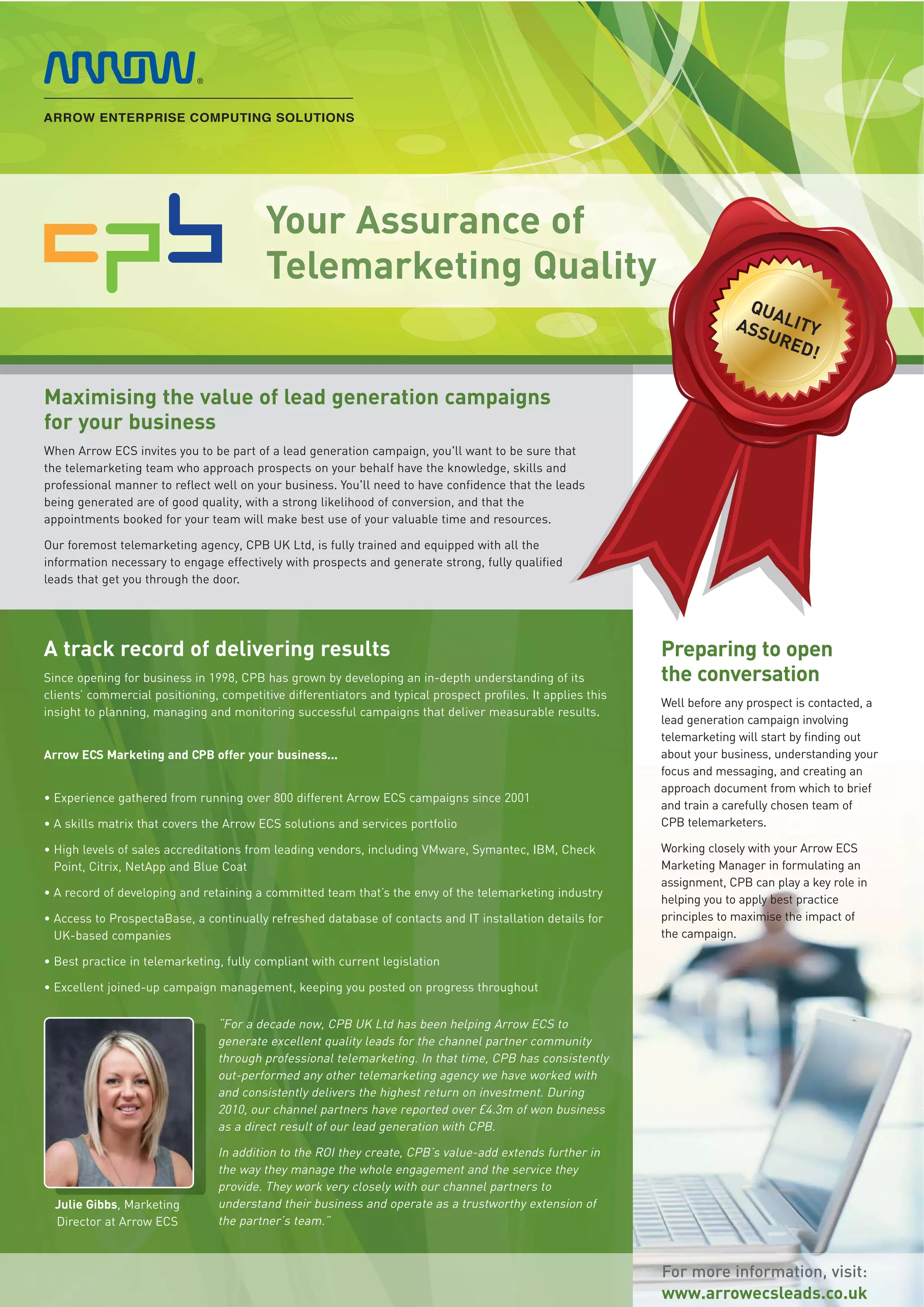 Telemarketing Quality | PDF