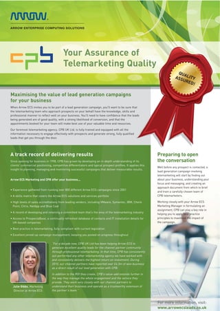 Telemarketing Quality | PDF