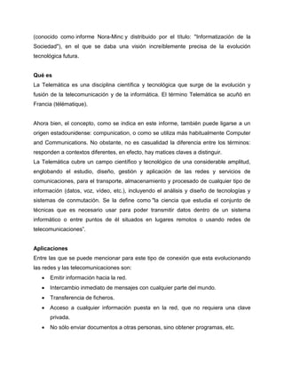 Telematica | PDF