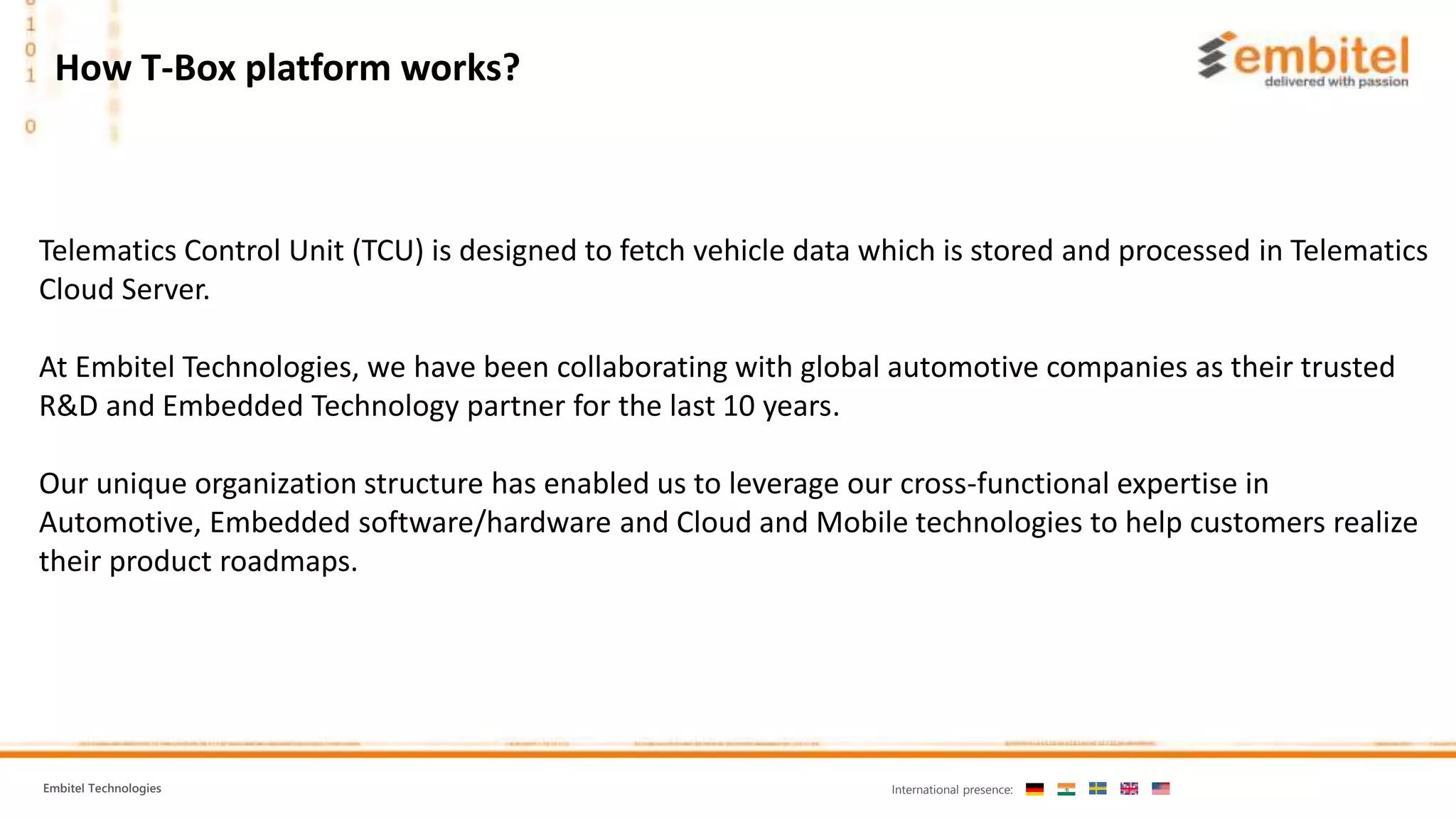 What is Telematics Control Unit (TCU) | PPTX
