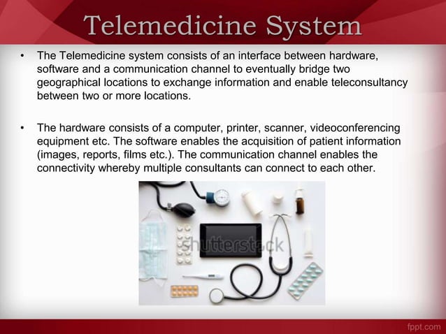 Telemedicine- System Integration for Hospitals | PPT