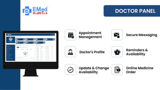 Telemedicine App and Website Development For USA | EMed HealthTech | PPT