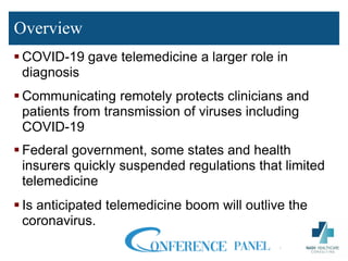 Telehealth, and Telemedicine Regulations by CMS and TJC | PDF