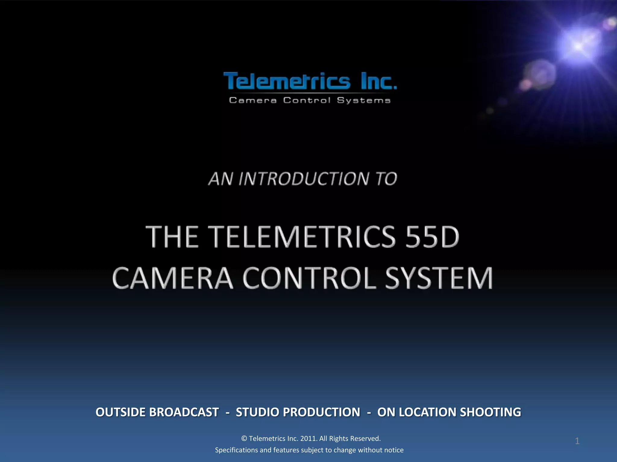 Telemetrics ppt camera_control_system | PPTX