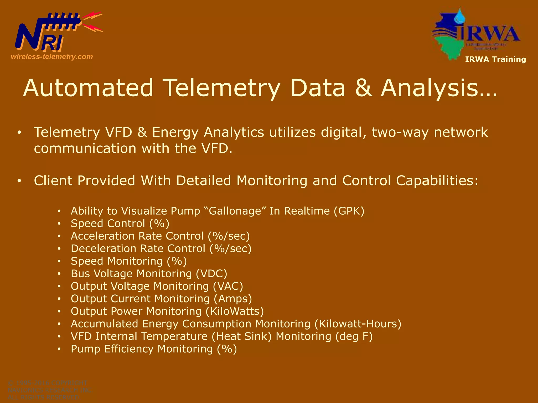 Track and Minimize Pump Energy Consumption Using Variable Frequency ...