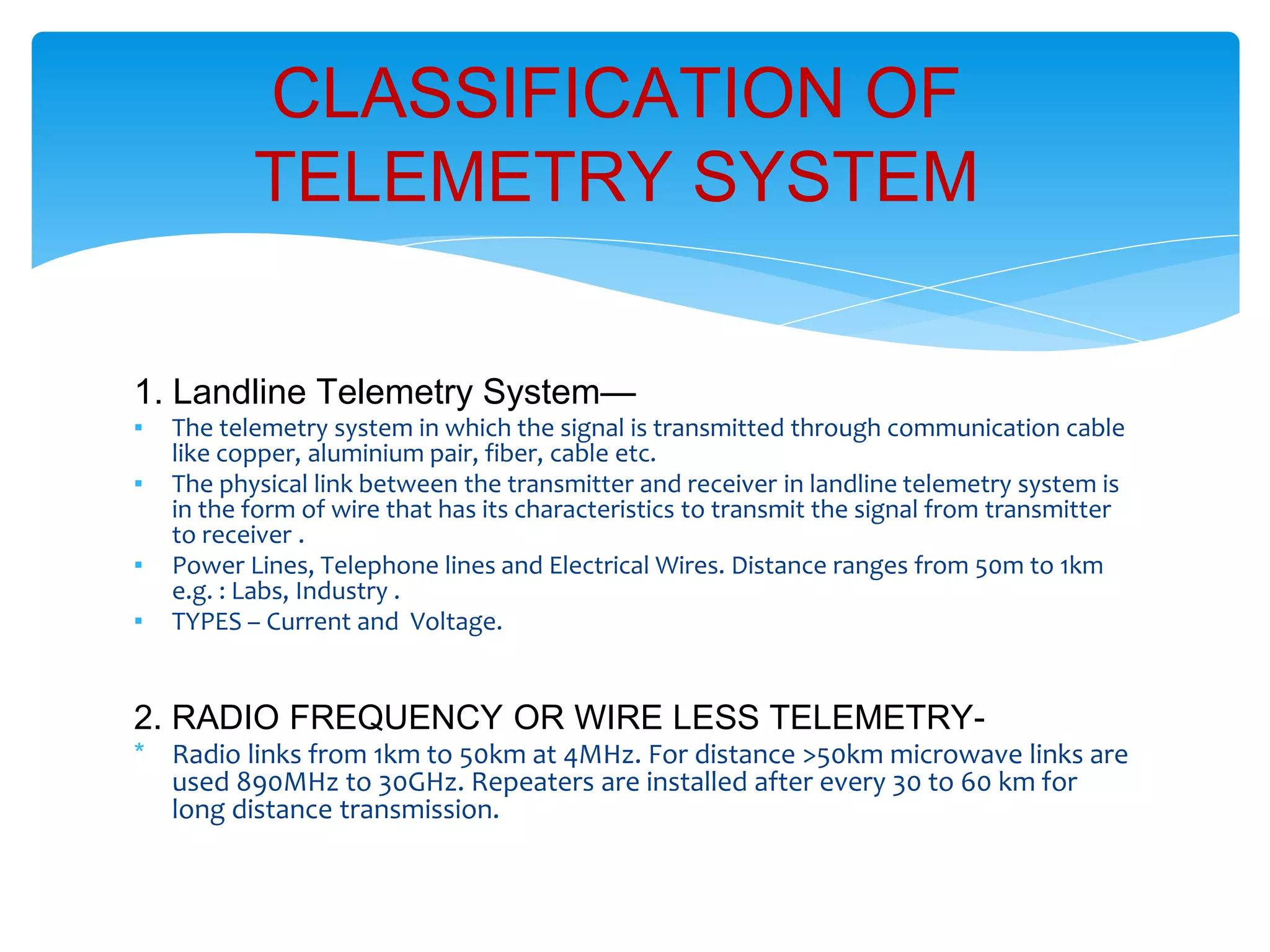 Telemetry system | PPTX